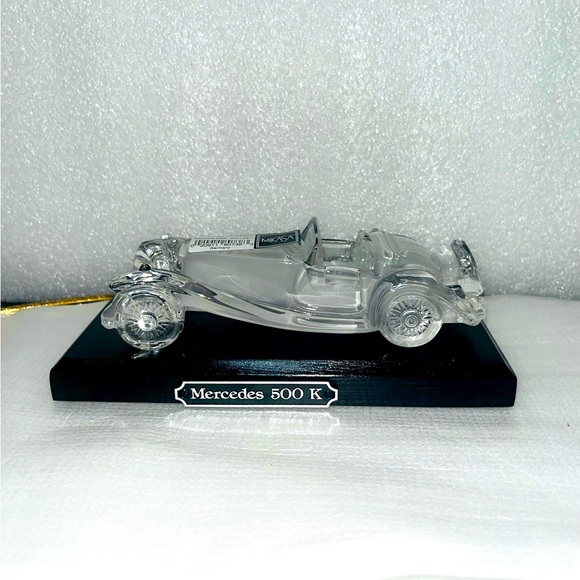 Accents | Vintage Mikasa Mercedes 50k 24 Lead Crystal Glass Car Wstand ...